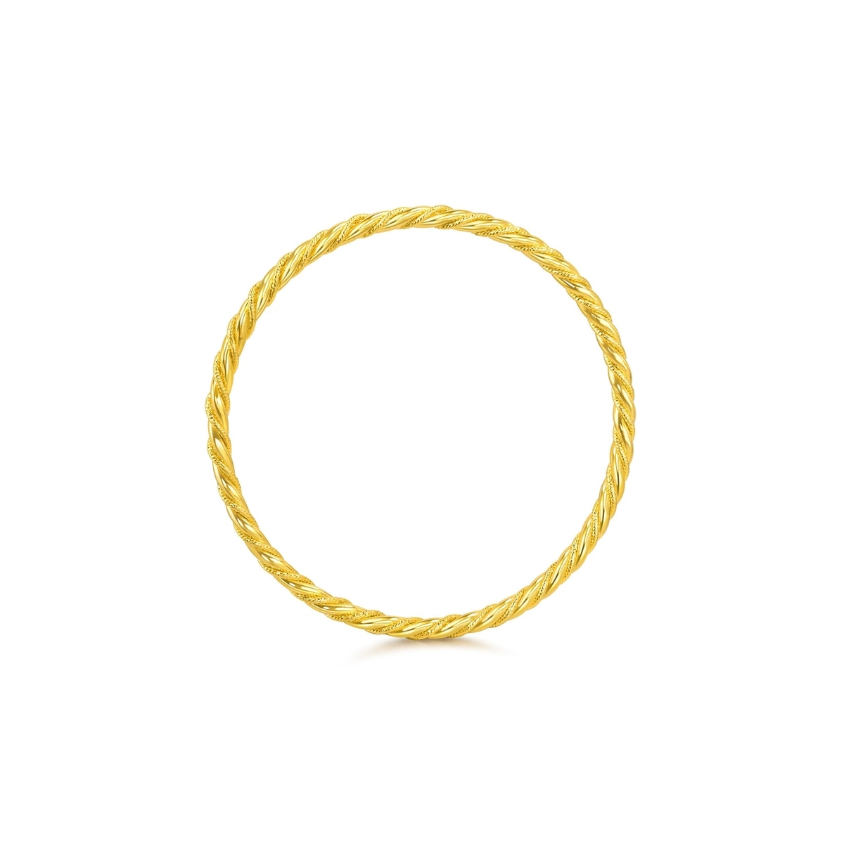 Essence - 999 Gold Bangle | 93673K(~0.640 tael) | Chow Sang Sang Jewellery
