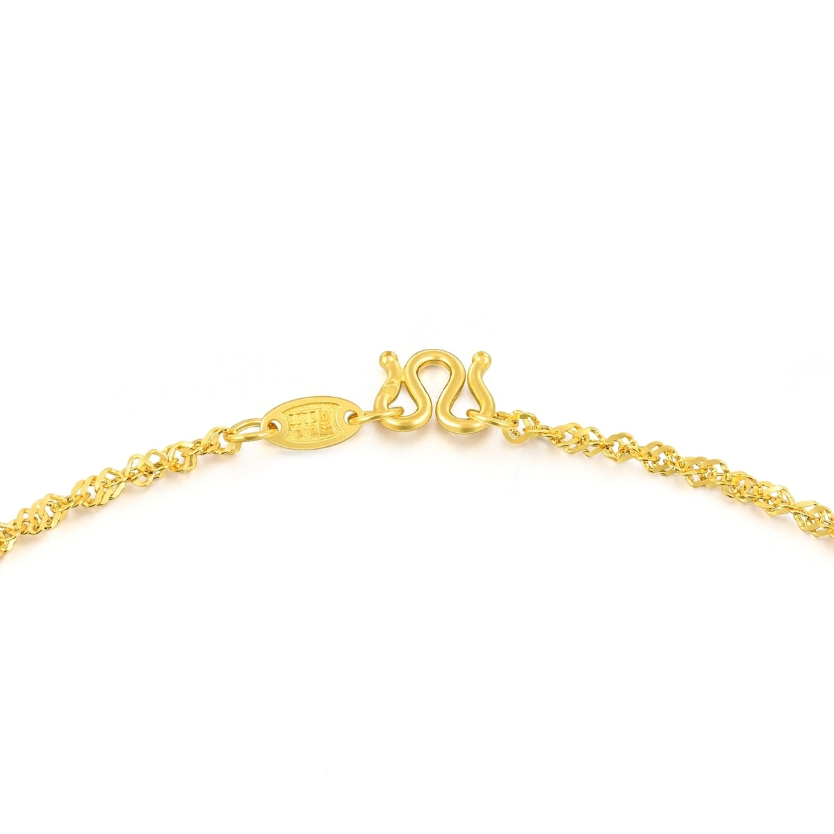 999.9黃金花圈水波頸鍊 | 周生生(Chow Sang Sang Jewellery)官方網上珠寶店