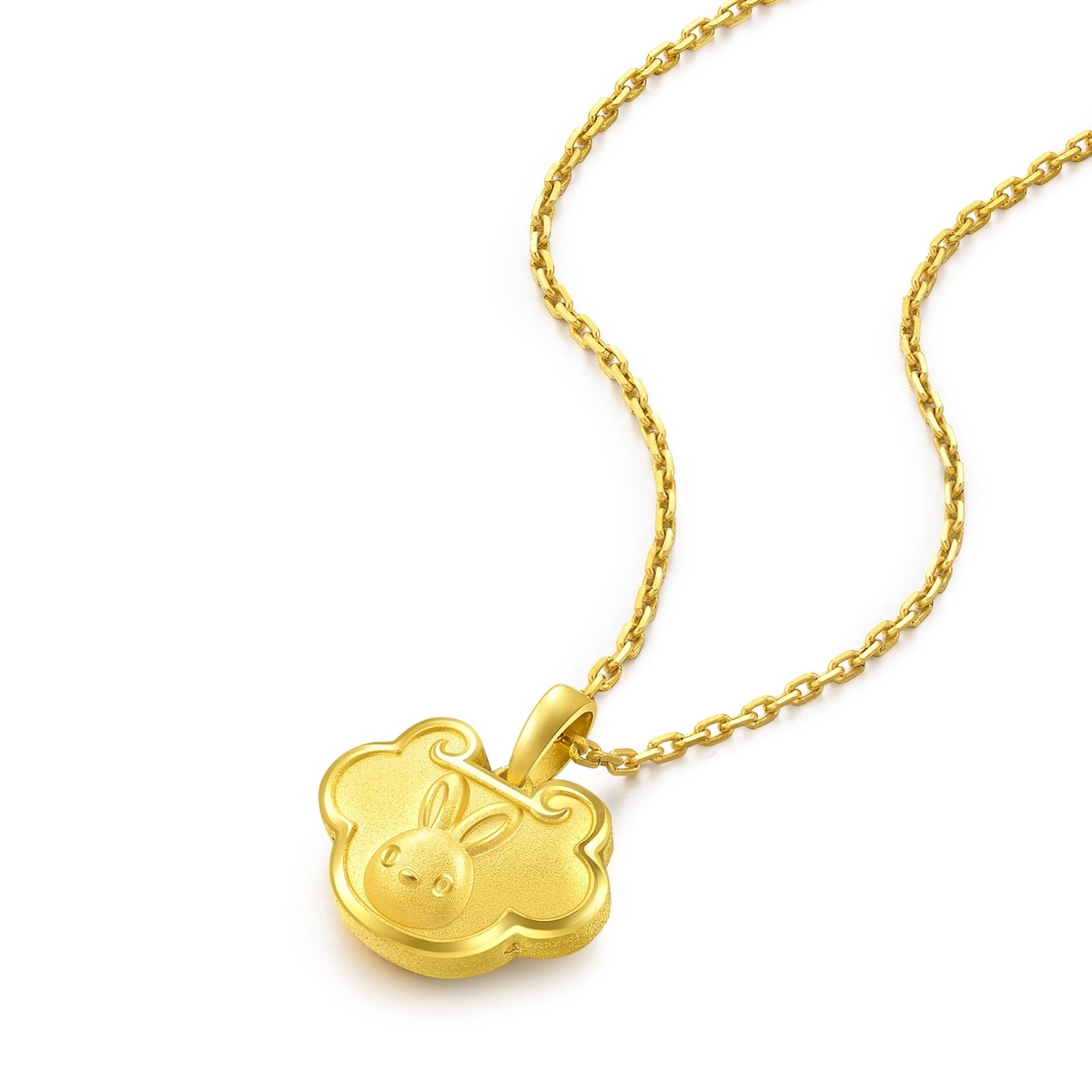 生生有禮 - 「新生篇」999.9黃金兔吊墜 | 93690P(1厘米/約0.091兩) | 周生生官方網上珠寶店