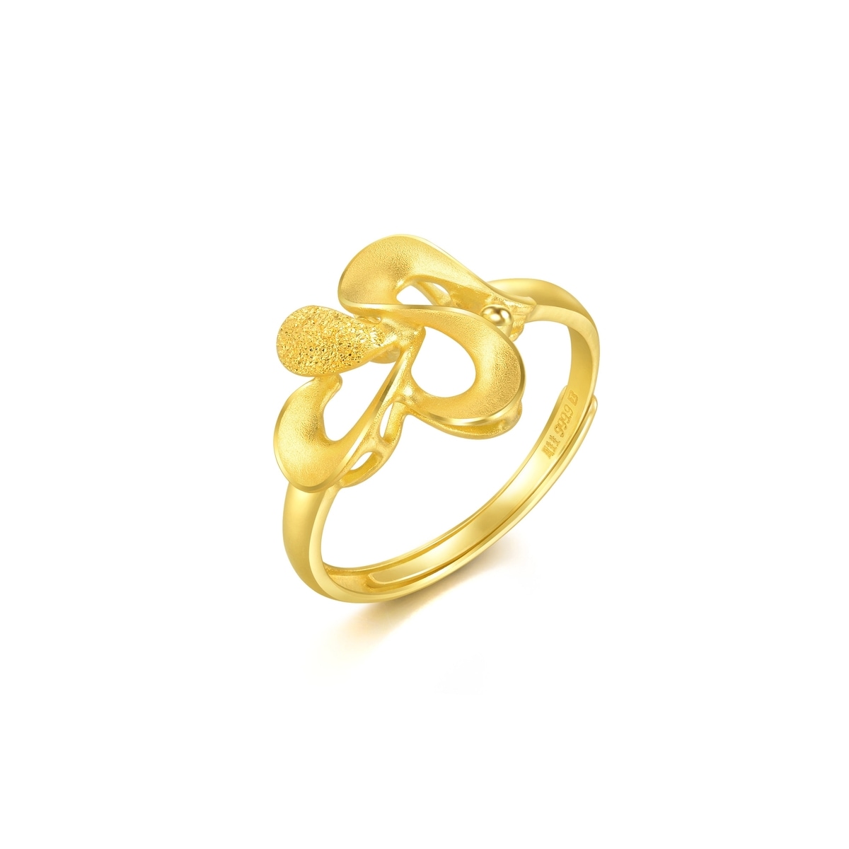 999.9 Gold Ring | 63510R(~0.103 tael) | Chow Sang Sang Jewellery