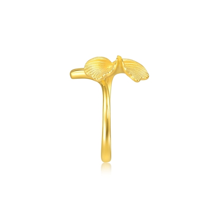 Chinese Wedding Collection - 'Floral' 999.9 Gold Ring Chinese Wedding Collection - 'Floral' 999.9 Gold Ring