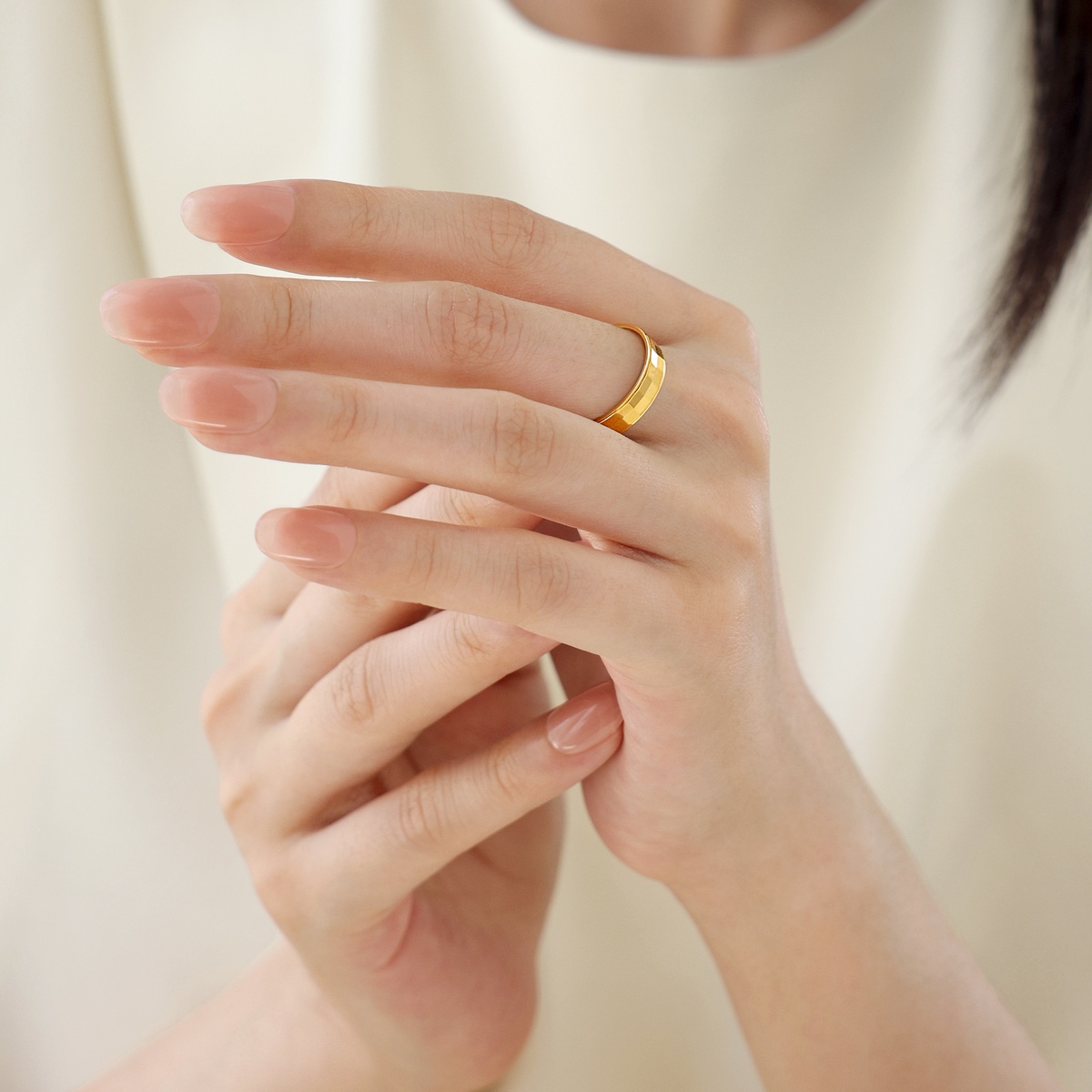 MINTYGREEN - 'Glow' 999 Gold Ring | 94275R(~0.143 tael) | Chow Sang ...