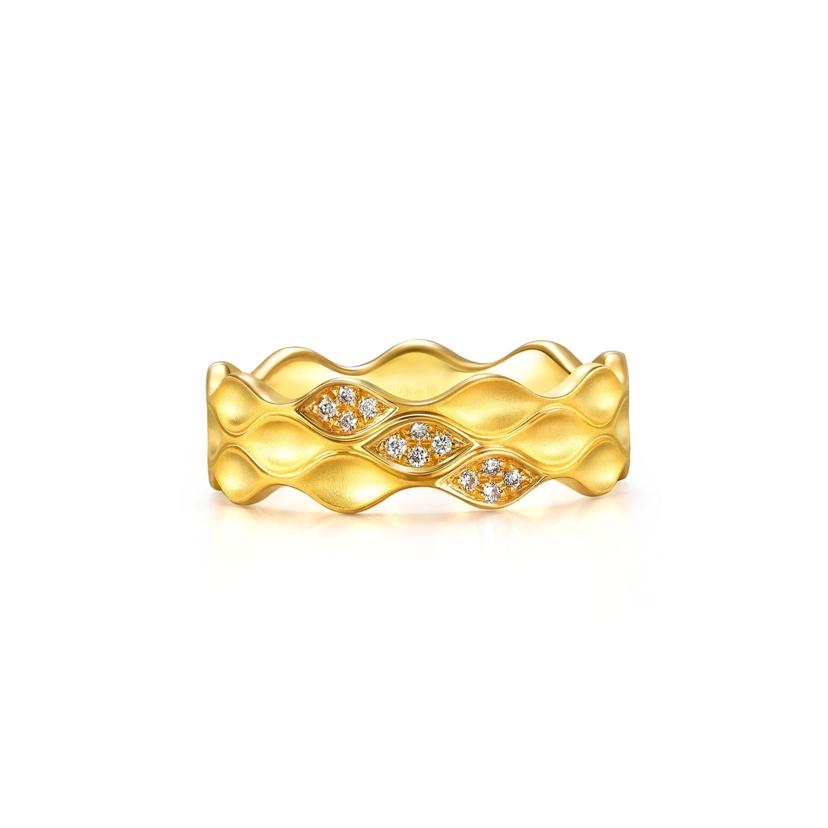 YuYu - 999 Gold Diamond Ring | 95448R(~0.201 tael) | Chow Sang Sang ...