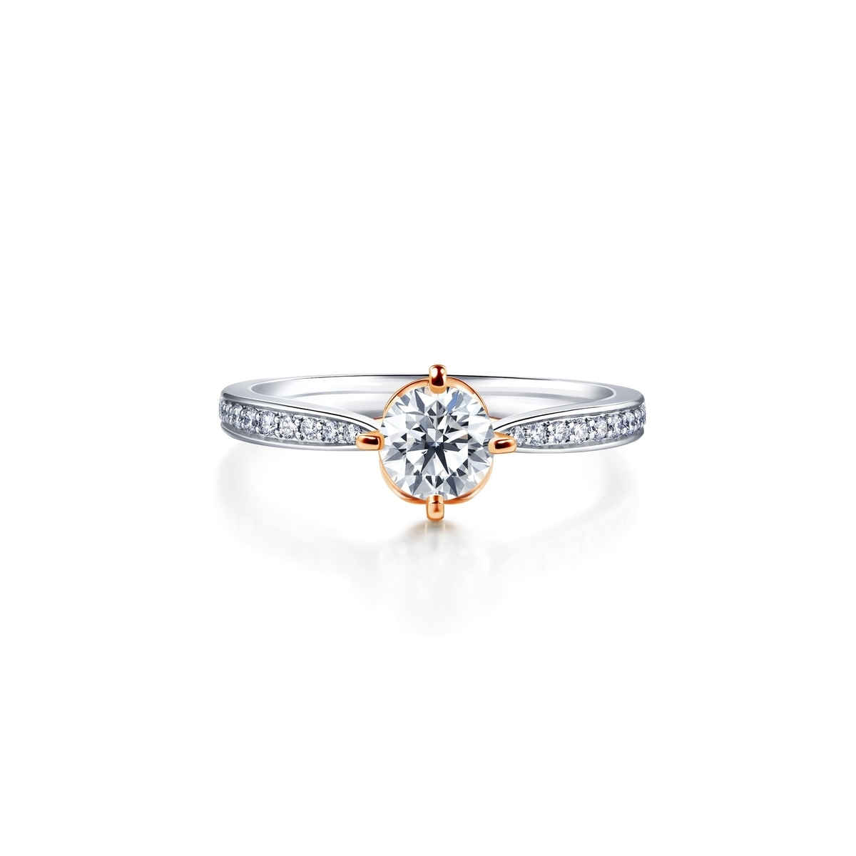 PROMESSA 18K White & Rose Gold Ring(10389018433) | Chow Sang Sang Jewellery